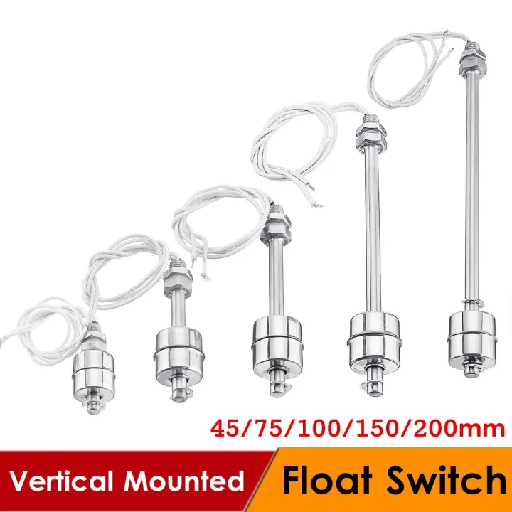 Stainless Steel Water Tank Level Controller Liquid Sensor Vertical Float Switch #75mm | Daraz.com.bd